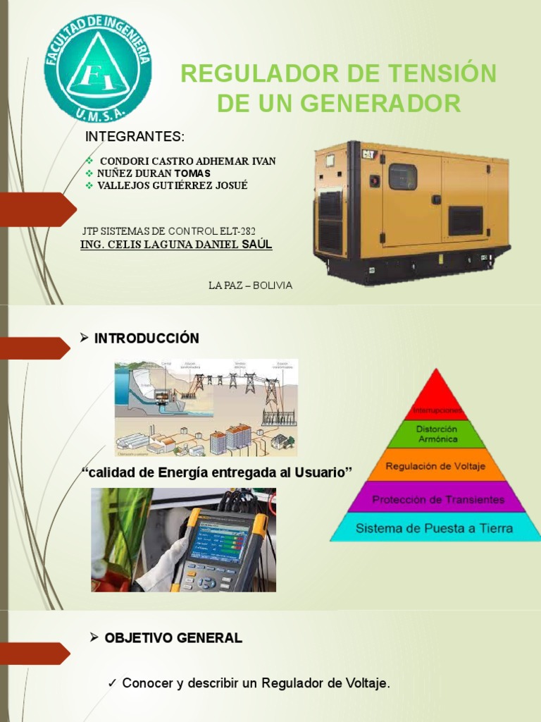 Proyecto Control de Tension Ultimo | PDF