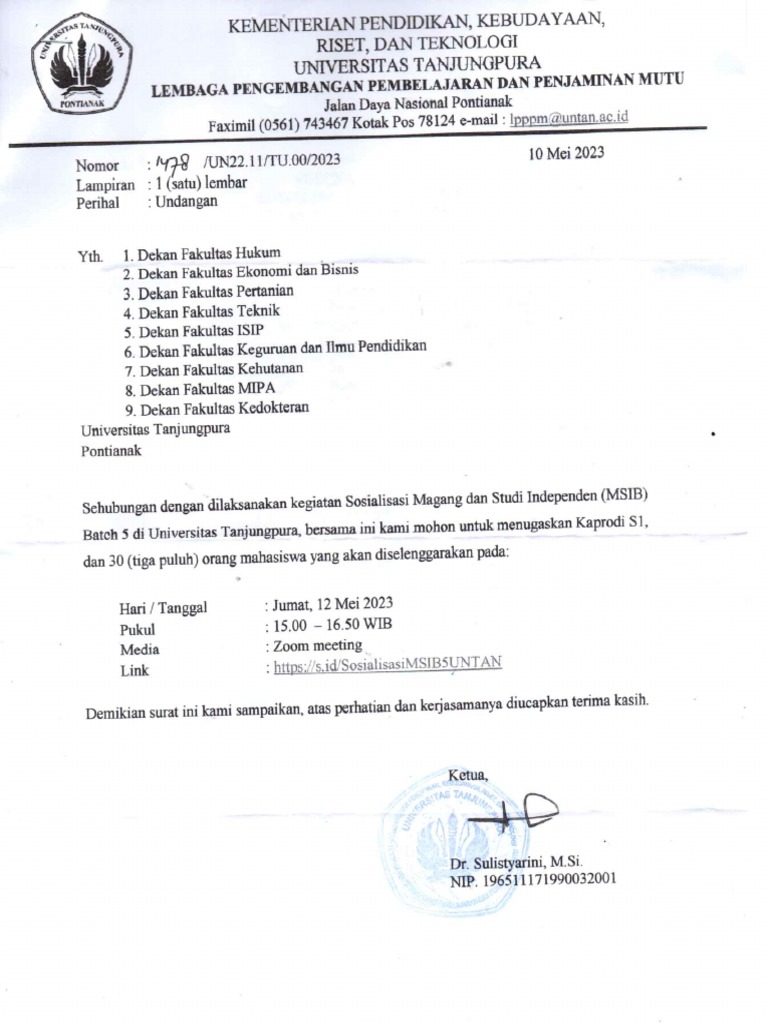 Sosialisasi MSIB | PDF