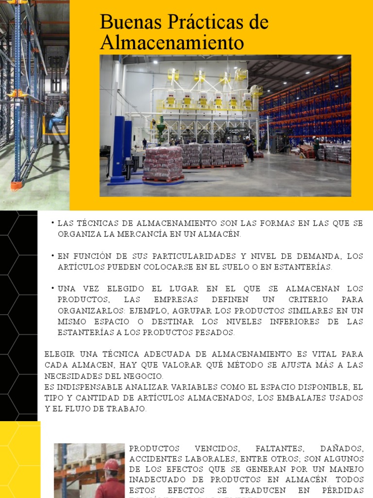 Buenas Practicas De Almacenamiento Pdf Almacén