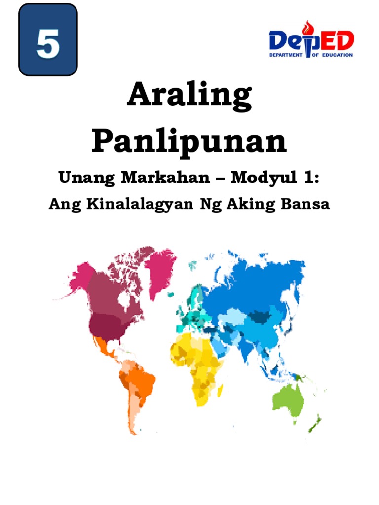 Modyul 1-Q1-Ang Kinalalagyan NG Aking Bansa | PDF