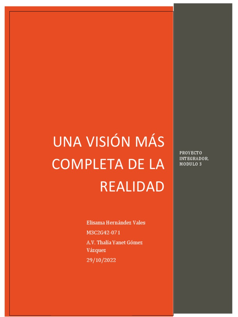Proyecto Integradora, Módulo 3 | PDF | Violencia | La violencia contra las mujeres