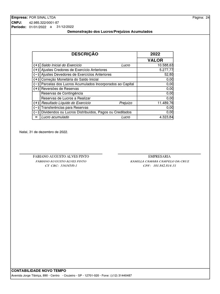 4 Dlpa - Anual - Modelo1 - 12 - 2022 | PDF
