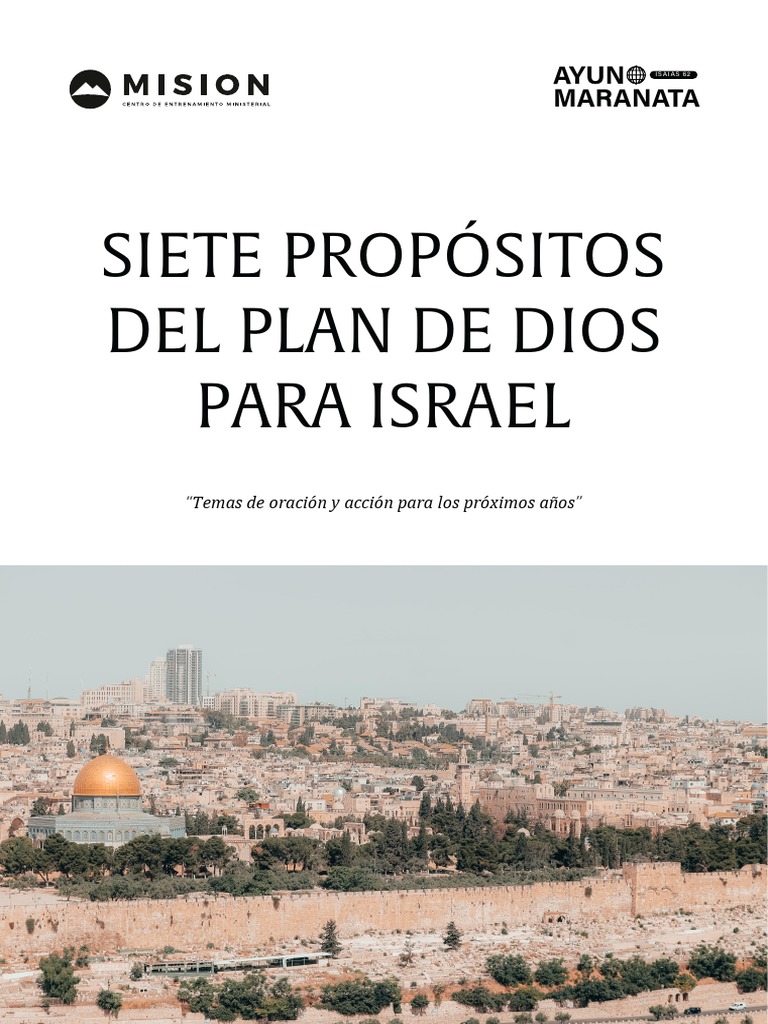7 Propósitos Del Plan de Dios para Israel | PDF | Cristo (título ...