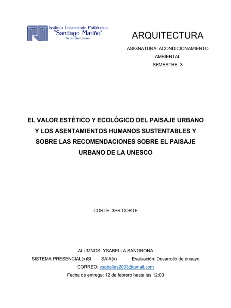 Arquitectura | PDF | Paisaje | Entorno natural