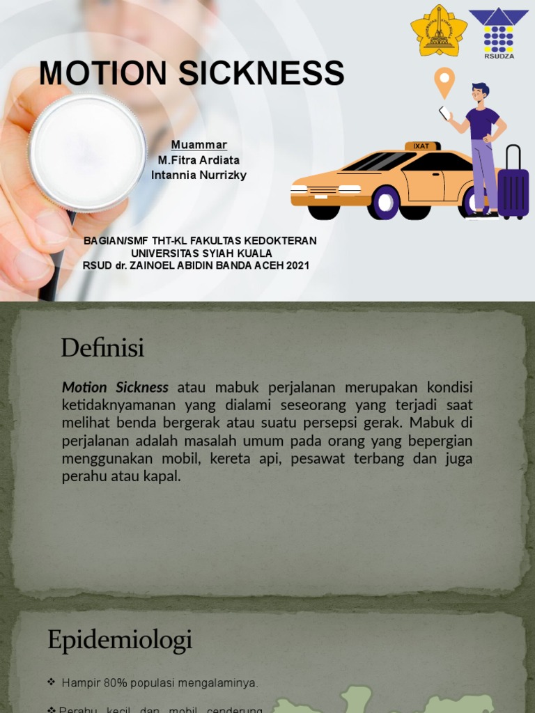 Tatalaksana dan Definisi Motion Sickness | PDF