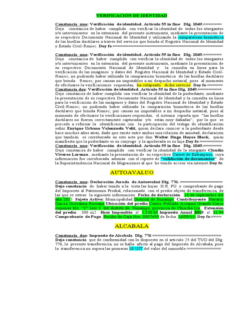 Constancias Insertos | PDF