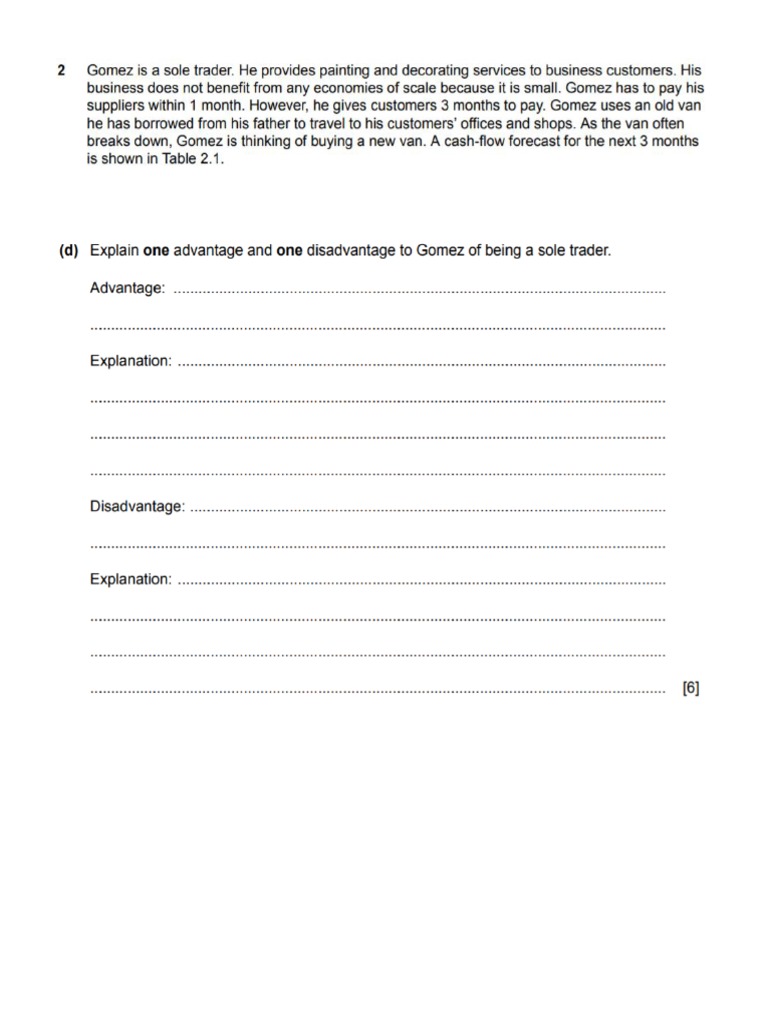 Exam Style Questions - 10th NOV 2021 | PDF