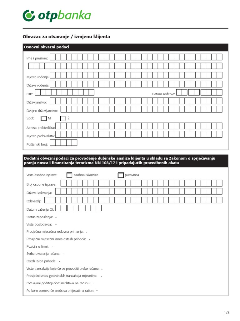 obrazac-za-izmjenu-klijenta | PDF
