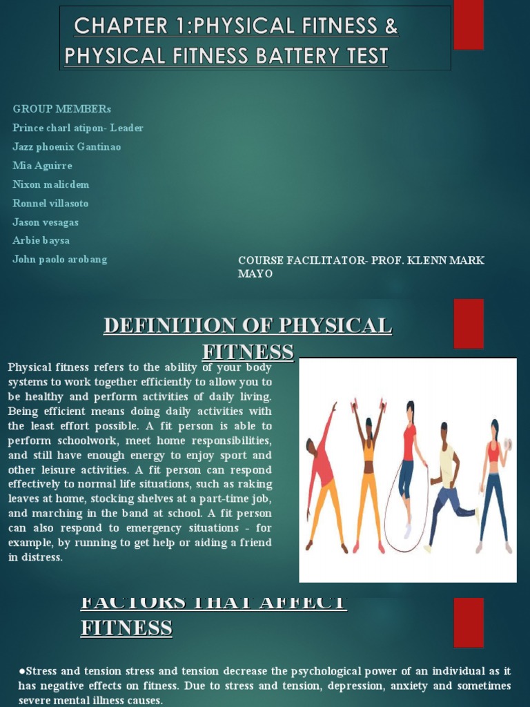 Chapter 1 Pe Report | PDF | Physical Fitness | Flexibility (Anatomy)