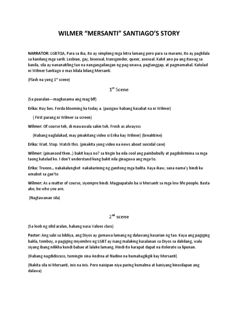 Short Film Script | PDF