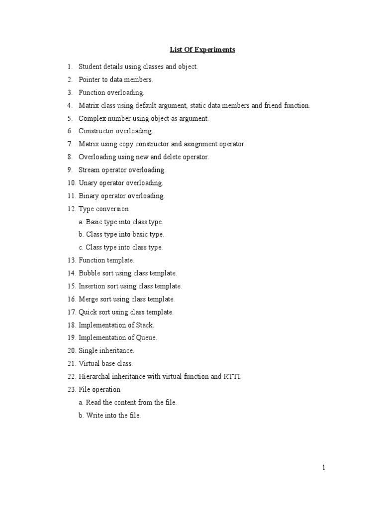 Oops Lab Cs2209 Pdf Subroutine Constructor Object Oriented Programming