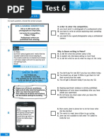 PET Practice Test 1 Answer Key | PDF