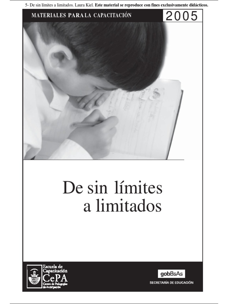 Laura Kiel - de Sin Límites A Limitados | PDF | Enseñando | Sociedad