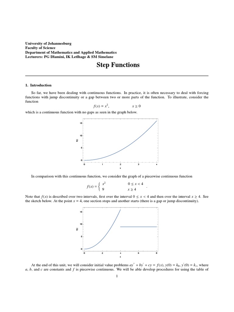 2 MATE2A2 Step Functions | PDF