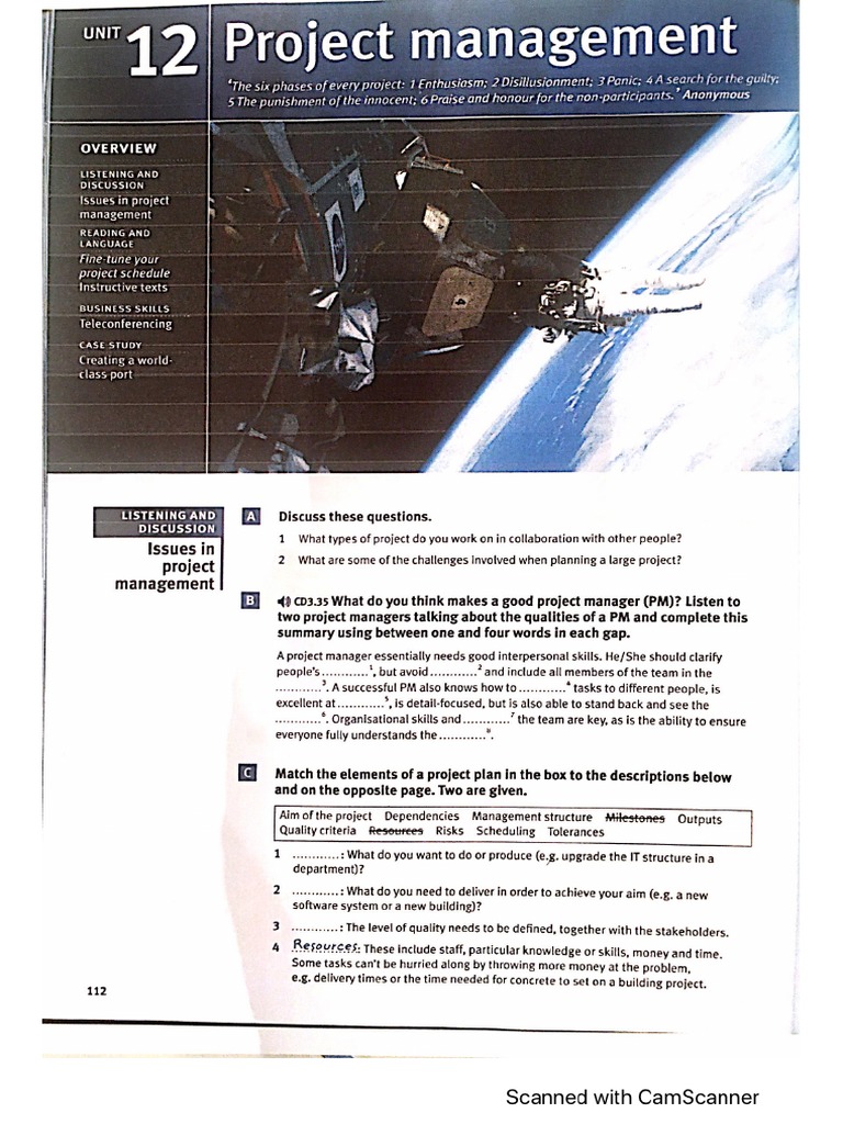 Unit 12 - Project Management | PDF