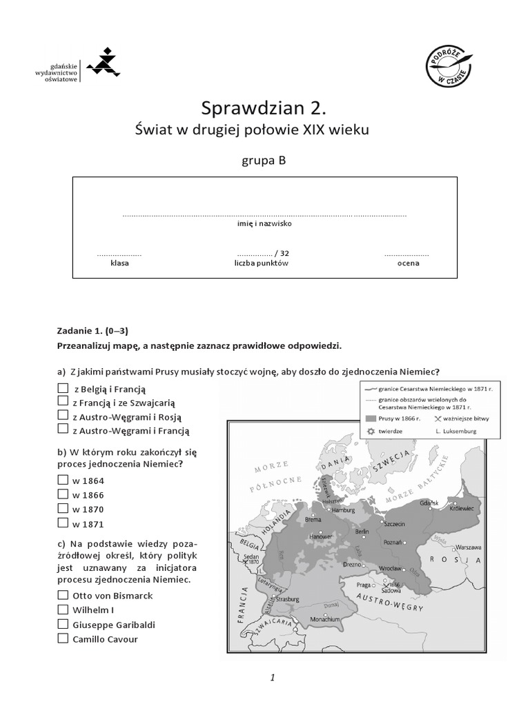 Sprawdzian 2b PDF 2 | PDF