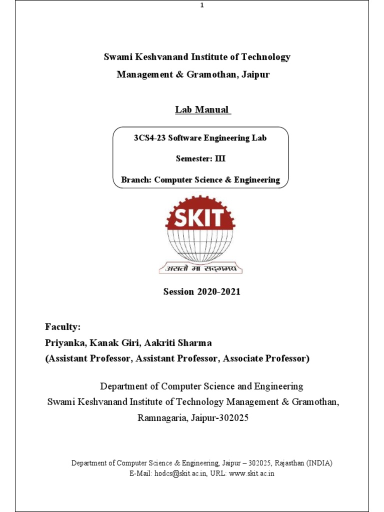 Se Lab Manual | PDF | Unified Modeling Language | Use Case Se Lab Manual | PDF | Unified Modeling Language | Use Case