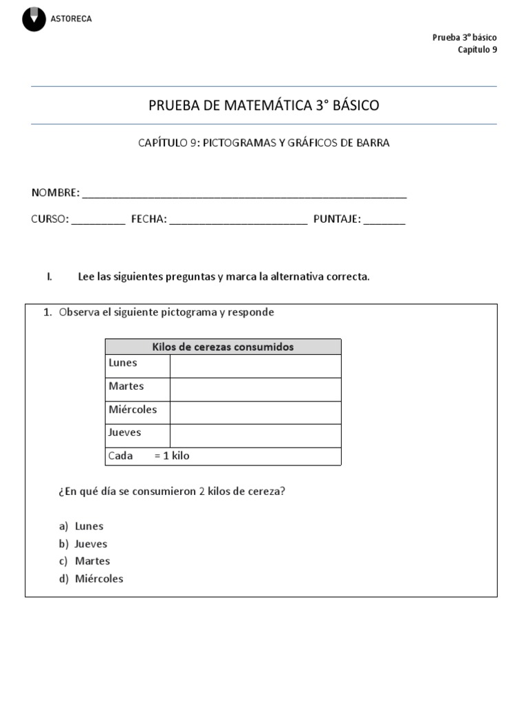 Capitulo 9 Pictogramas y Graficos de Barra | PDF