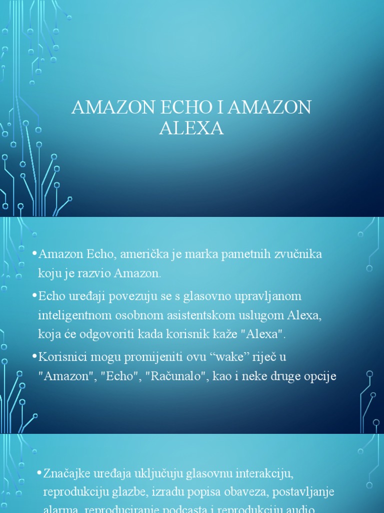 Amazon Echo I Amazon Alexa | PDF