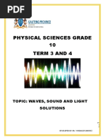 Grade 10 Physical Science - Waves | PDF | Waves | Wavelength