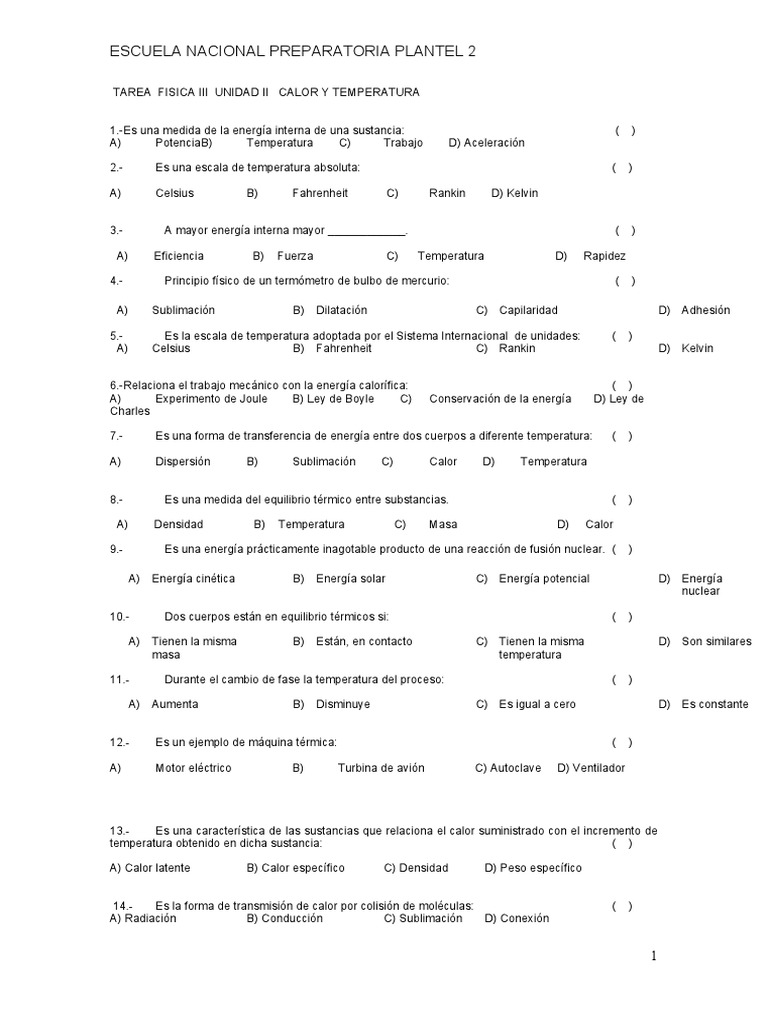Calor y Temperatura | PDF | Temperatura | Calor
