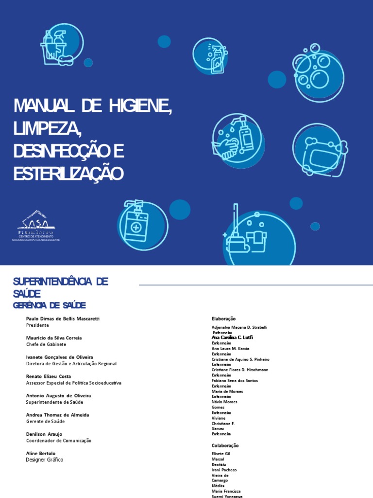 Apresentação Manual de Higiene, Desinfecção e Esterilização BPF ... Apresentação Manual de Higiene, Desinfecção e Esterilização BPF ...