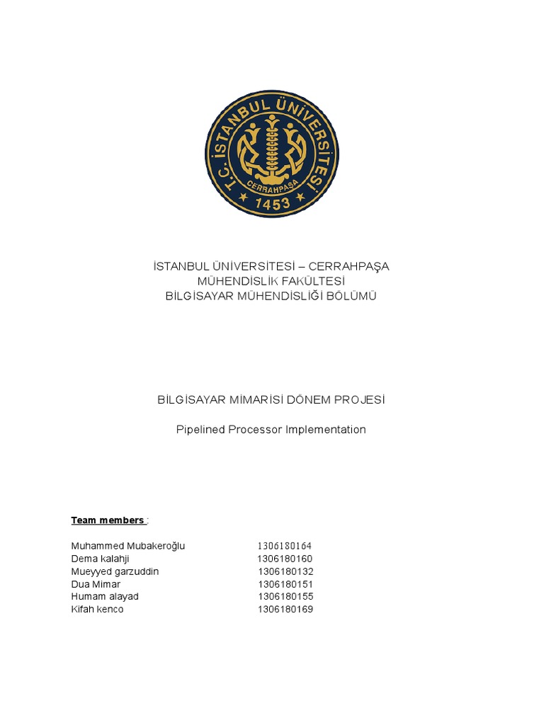 Computer Architecture Project | PDF | Central Processing Unit | Digital ...