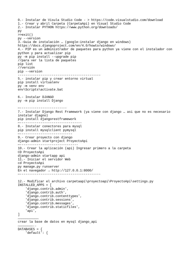 Backend Django | PDF