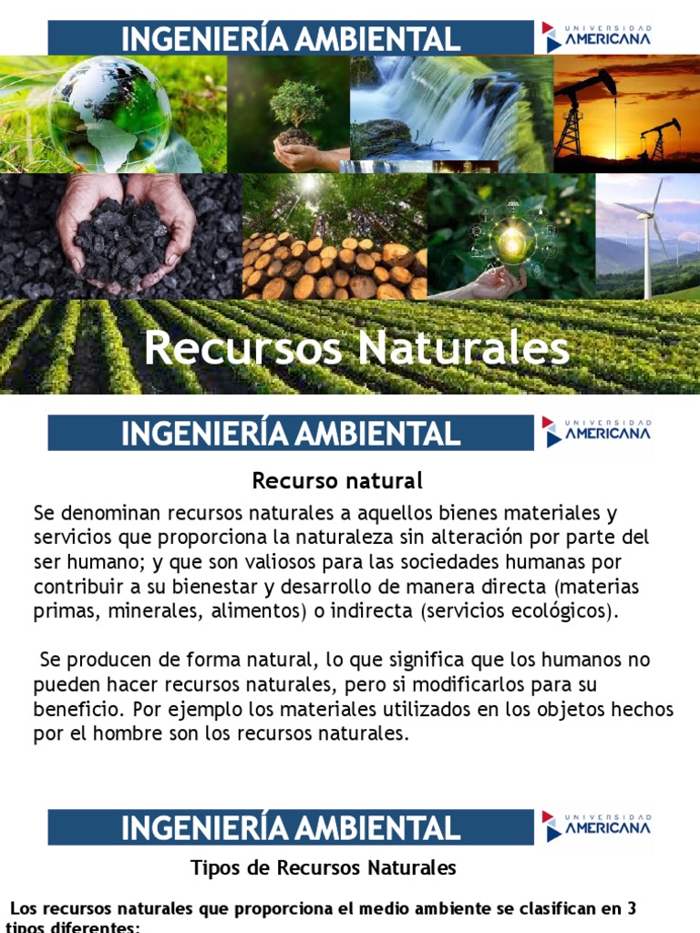 3 - Recursos Naturales | PDF | Energía renovable | Recursos renovables