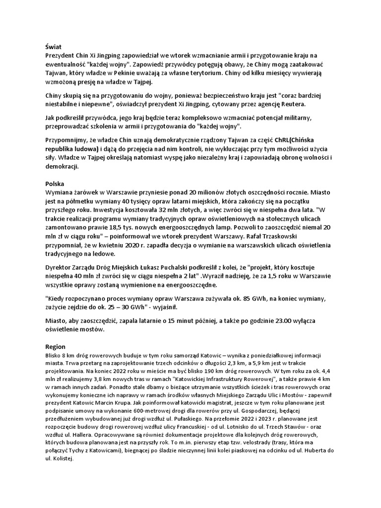 Prasówka 8.11 | PDF