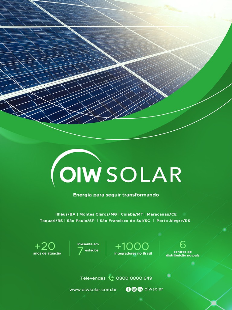 Catalogo de Produtos OIW Solar - v2 | PDF