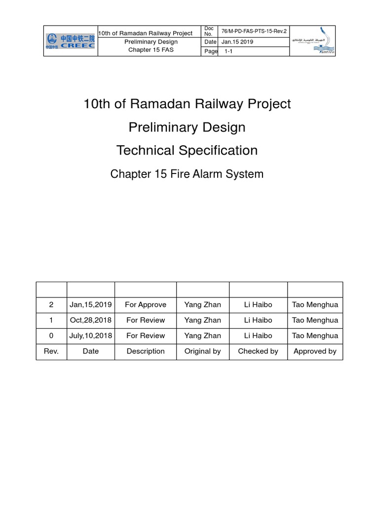 Preliminary Design Document-Chapt15-Fire Alarm REV.2-print Version ...