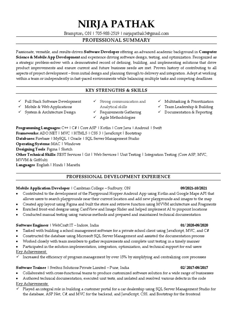 Nirja Pathak Resume | PDF | Web Application | Databases Nirja Pathak Resume | PDF | Web Application | Databases