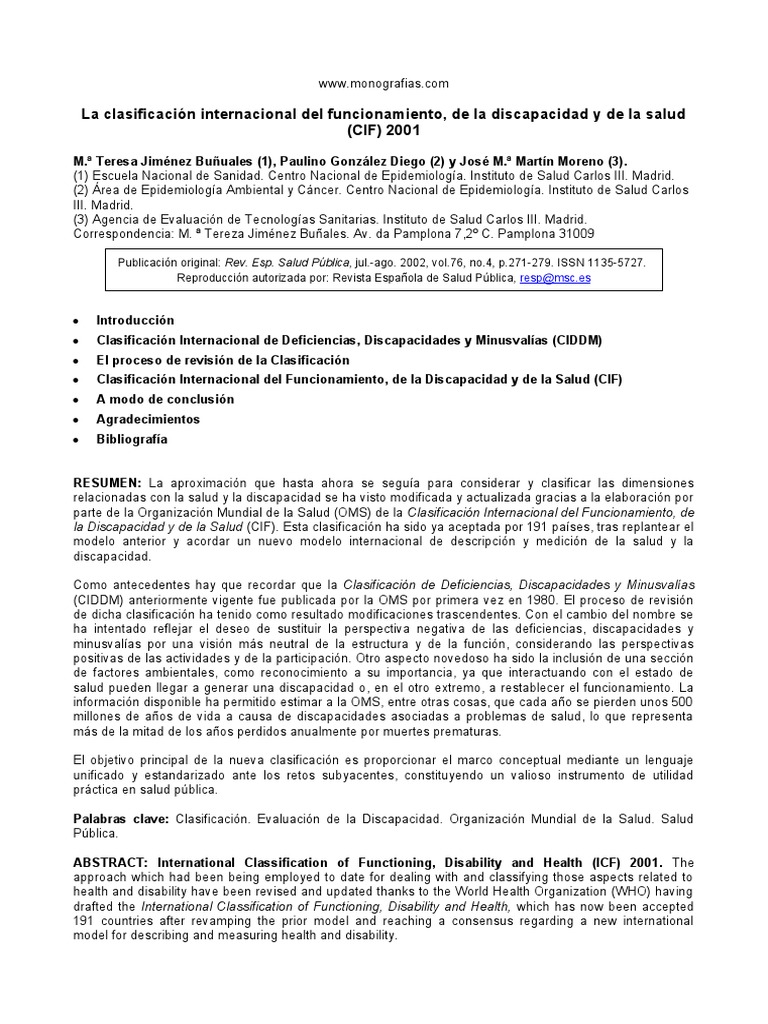 Cif Resumen | PDF