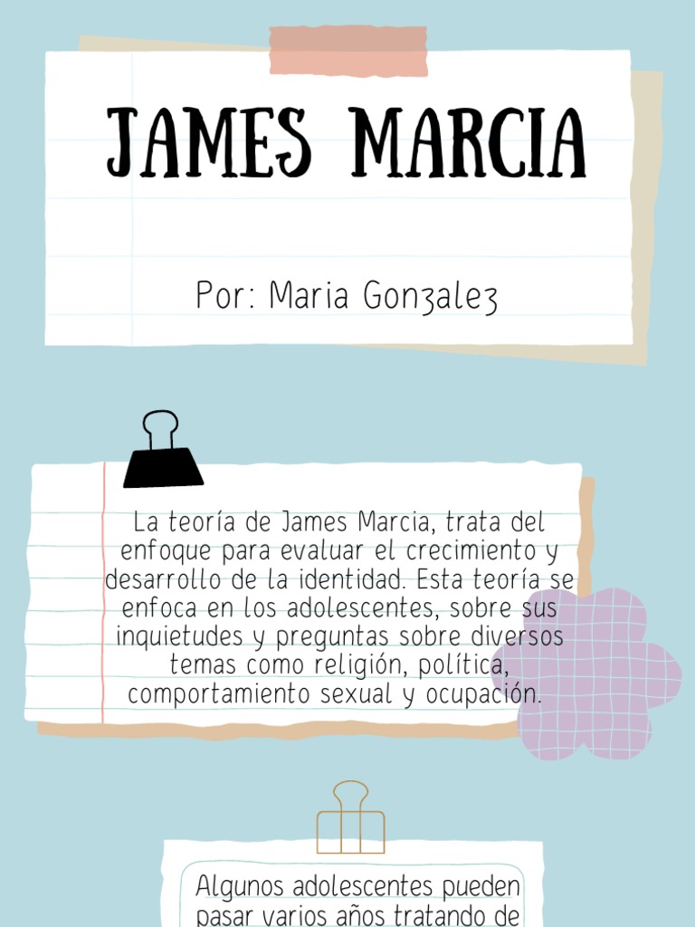 James Marcia (Educación Básica) | PDF