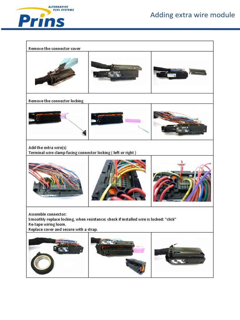 Adding A Wiring Module To AFC Connector | PDF