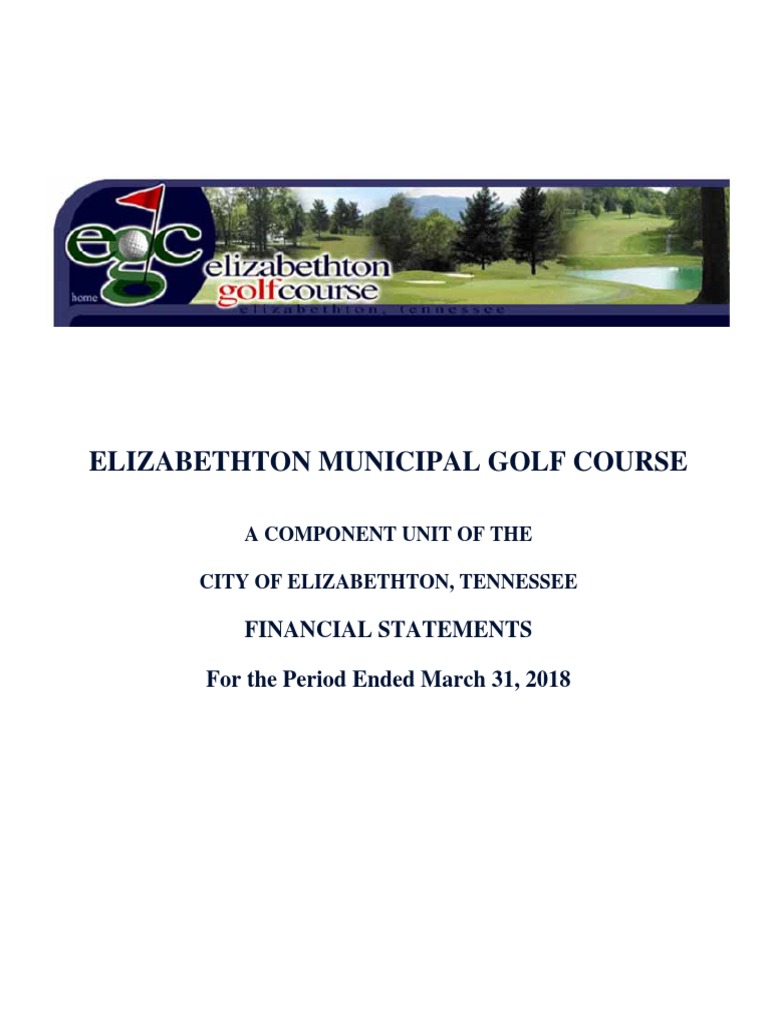 Golf Course 2018 Audit | Download Free PDF | Audit | Financial Audit