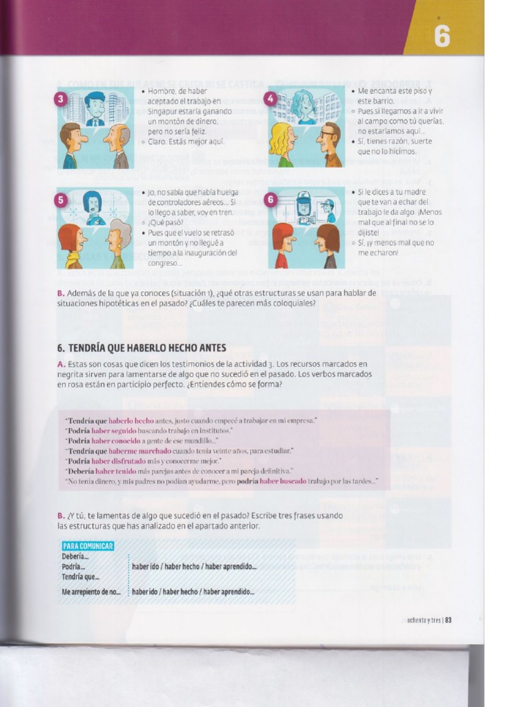 Infinitivo Perfecto Ejercicios | PDF