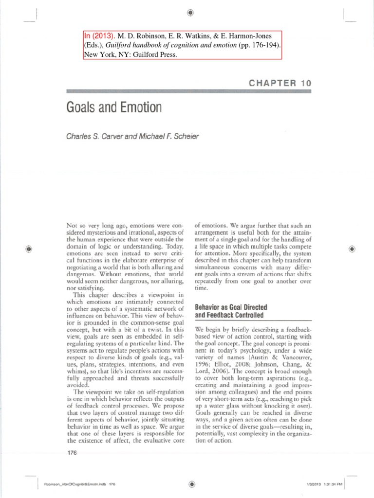 13 - Robinson Emotion Chapter | PDF