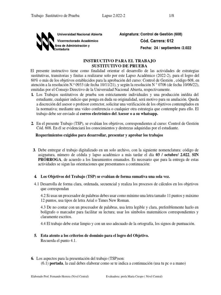 608 TSP 2.022 2 Ok | PDF | Presupuesto | Contabilidad