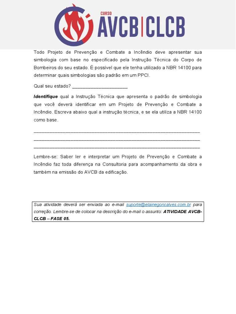 Simbologia PPCI: Instruções Técnicas e NBR 14100 | PDF