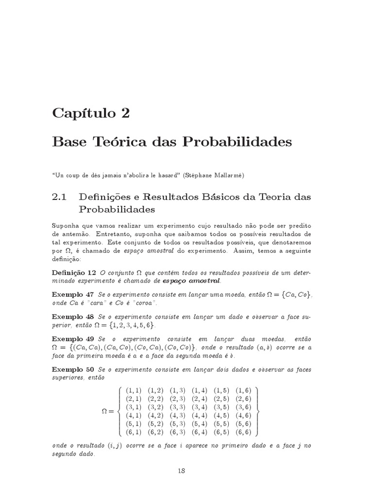 Cálculo Das Probabilidades I - Capítulo 2-5 | PDF