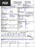 ASME IX Sample WPS GTAW SMAW | PDF | Welding | Construction