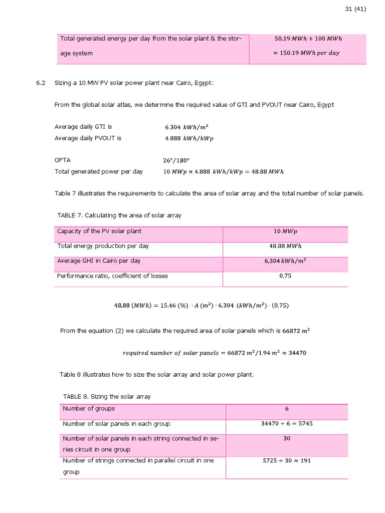 10MW Solar Plant Design | PDF | Solar Power | Photovoltaics