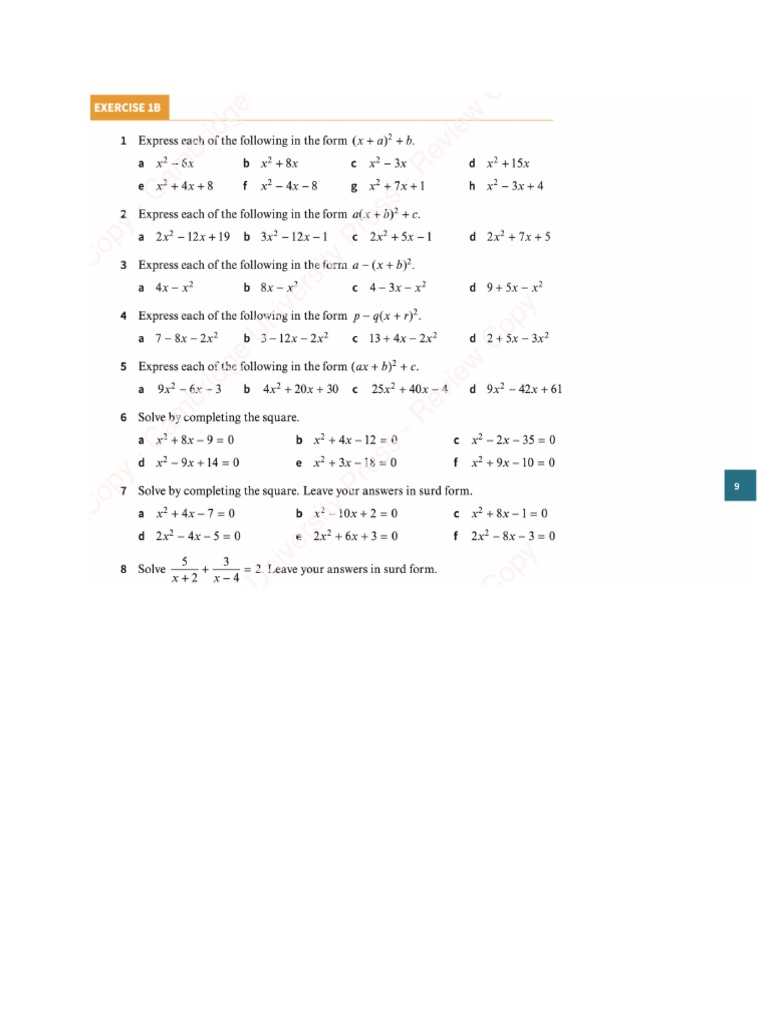 Math WorkSheet | PDF