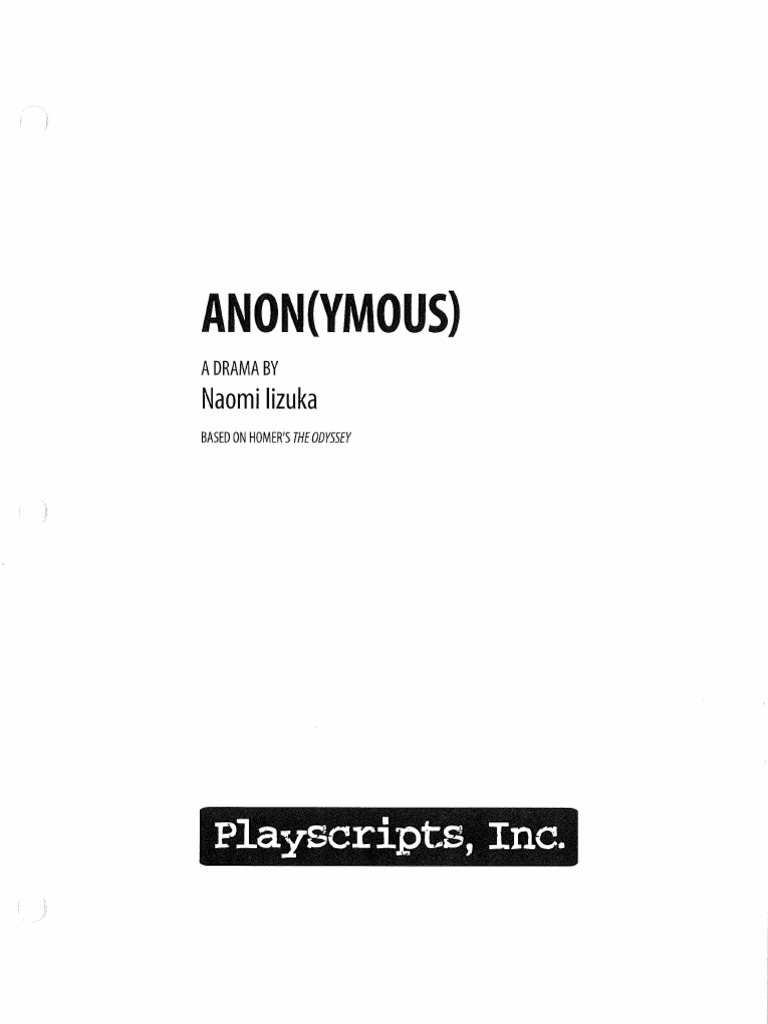 Anon (Ymous) Script | PDF