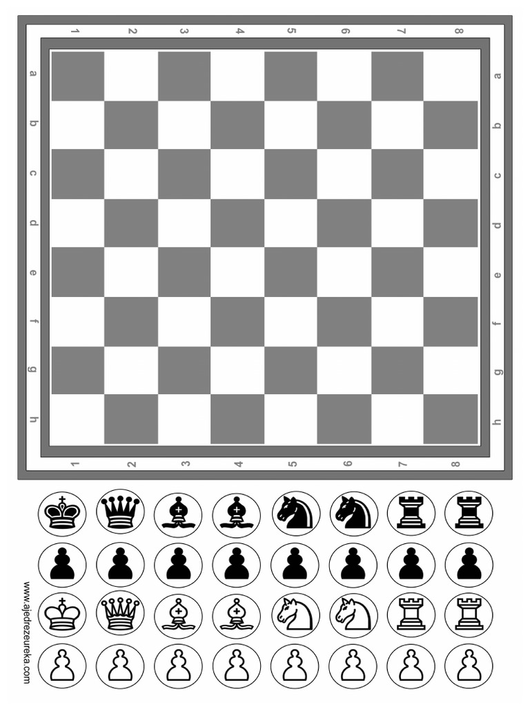 Tablero y Fichas Ajedrez | PDF