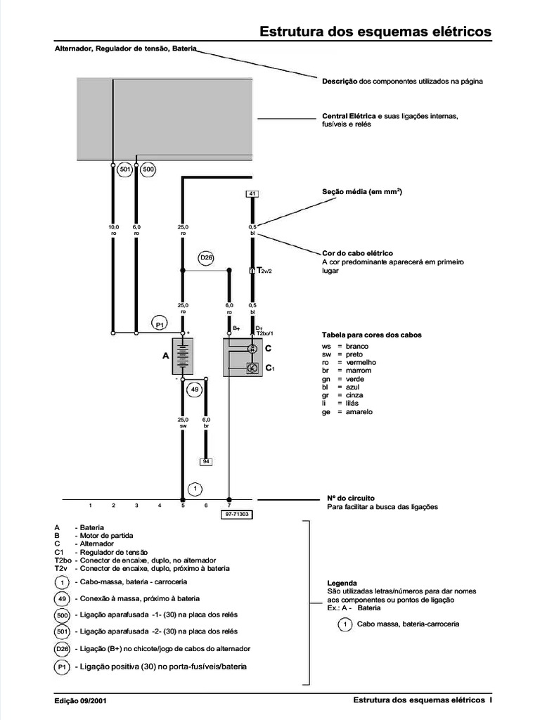 Esquema Eletrico Gol g1 | PDF