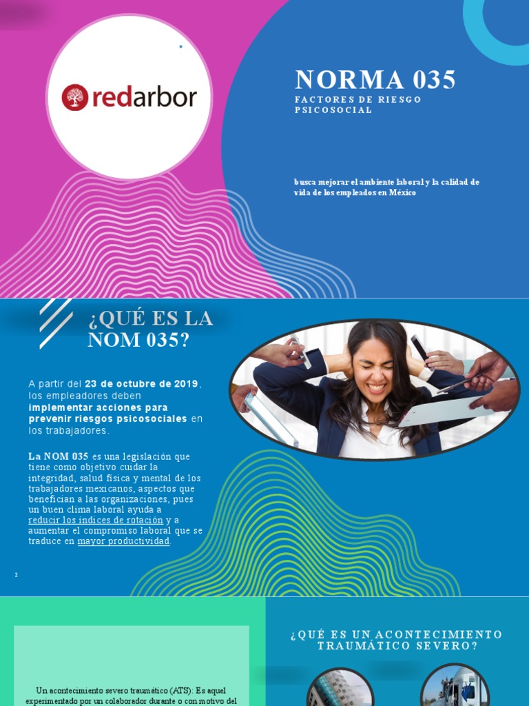 Factores de riesgo psicosociales y violencia laboral en el lugar de trabajo según la NOM-035 | PDF