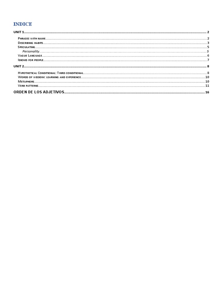 Advanced English Language Guide Pdf Adjective English Grammar